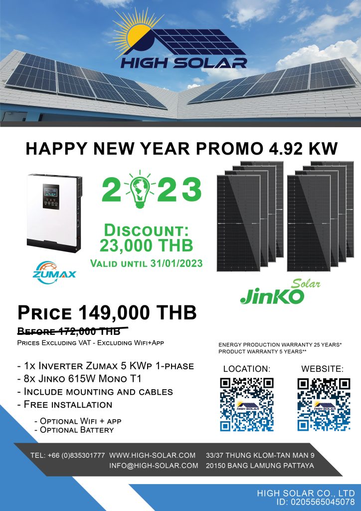 Residential PV installations | High Solar Pattaya