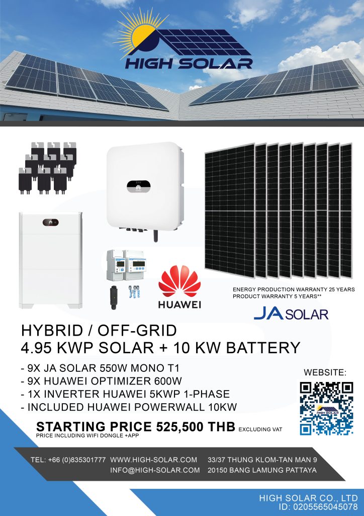 Off-grid PV installations | High Solar Pattaya